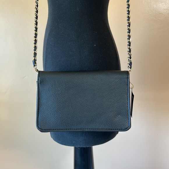 bebe | Bags | Bebe Lara Small Leather Crossbody Bag Black | Poshmark